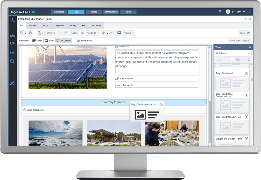 Highlights From the Ingeniux Fall 2023 Software Release | Ingeniux